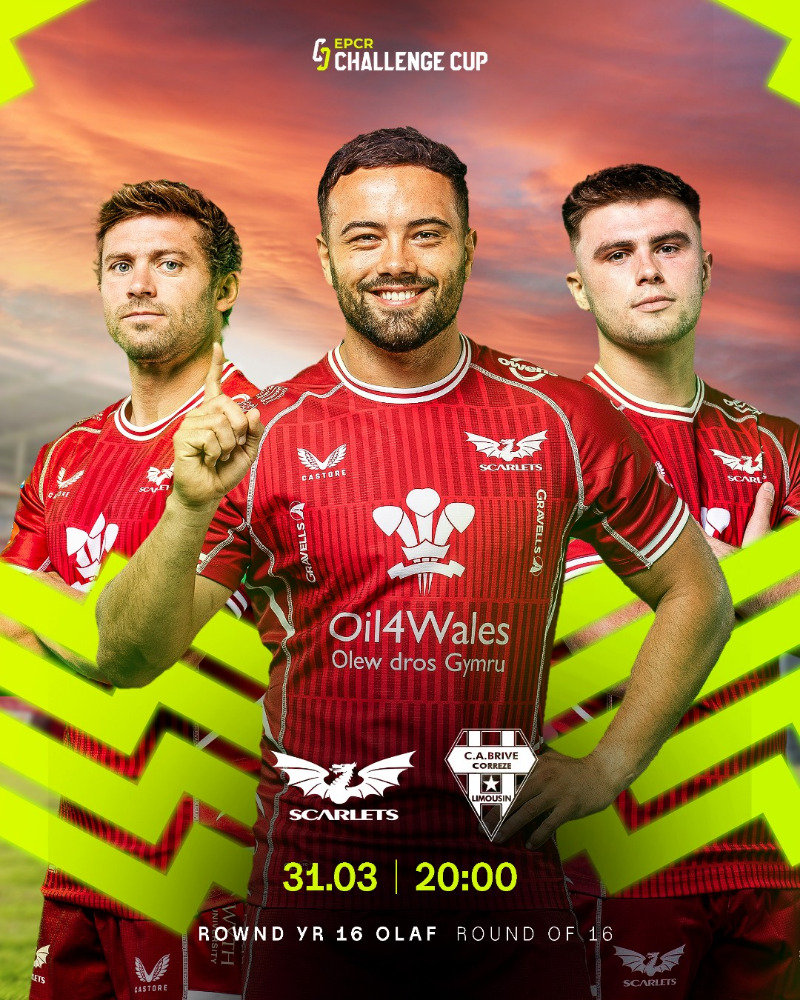 Challenge Cup : Avant match Llanelli Scarlets - CA Brive - AllezBriveRugby