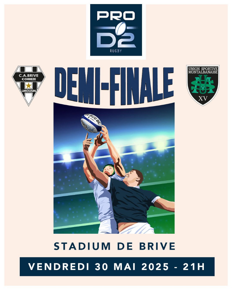 Demi-finale Pro D2 : Avant match CA Brive - USM Sapiac - AllezBriveRugby