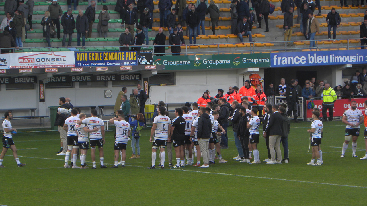 Incident en tribune à l'issue de la rencontre entre le CA Brive et la ...