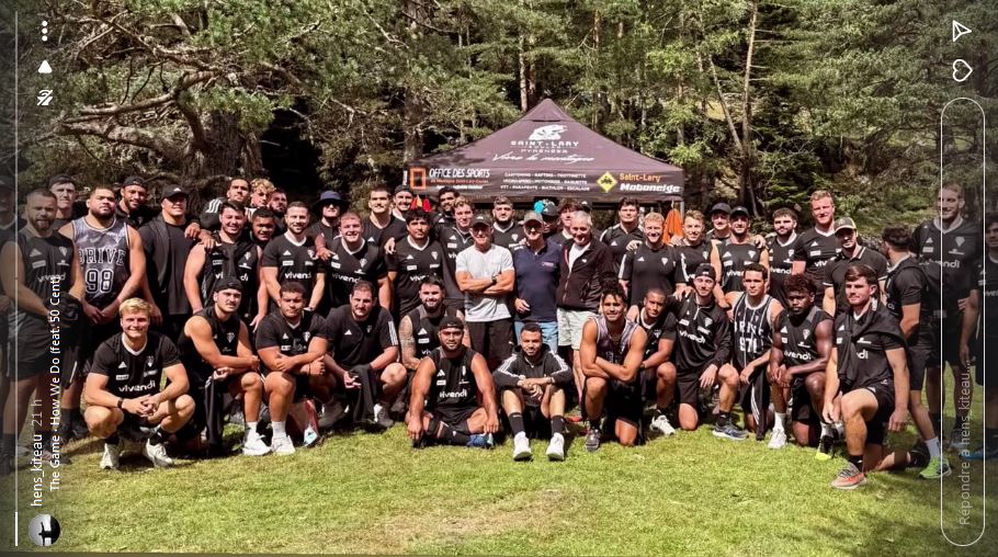 Le CA Brive est de retour de son stage d'avant saison à Saint Lary ...