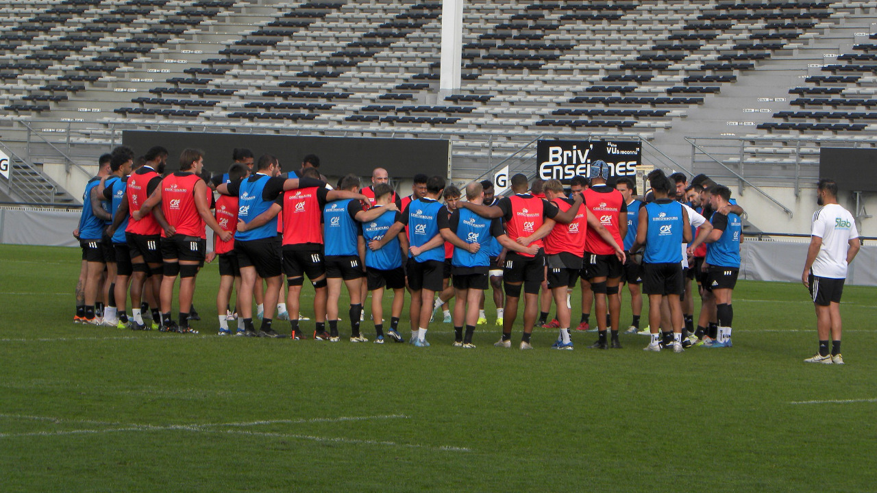 Le CA Brive se prépare avant la réception de Colomiers en Pro D2 ...