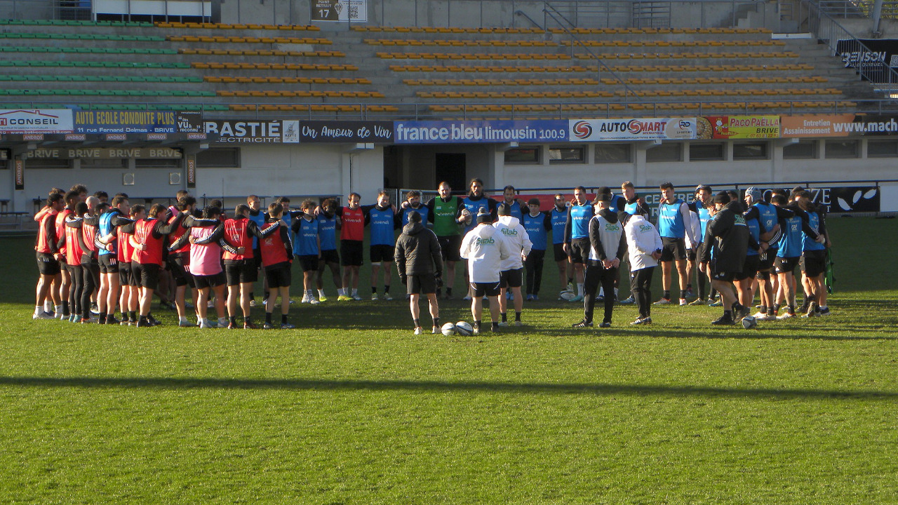 Le CA Brive se prépare avant la réception de Nevers en Pro D2 ...