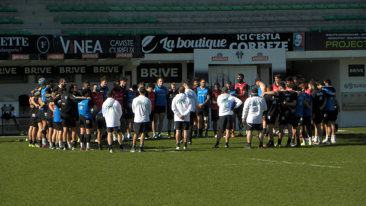 Le CA Brive se prépare avant le déplacement à Biarritz en Pro D2 ...