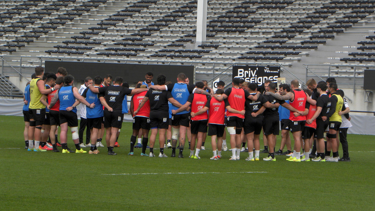 Le CA Brive se prépare avant le déplacement à Mont de Marsan en Pro D2 ...