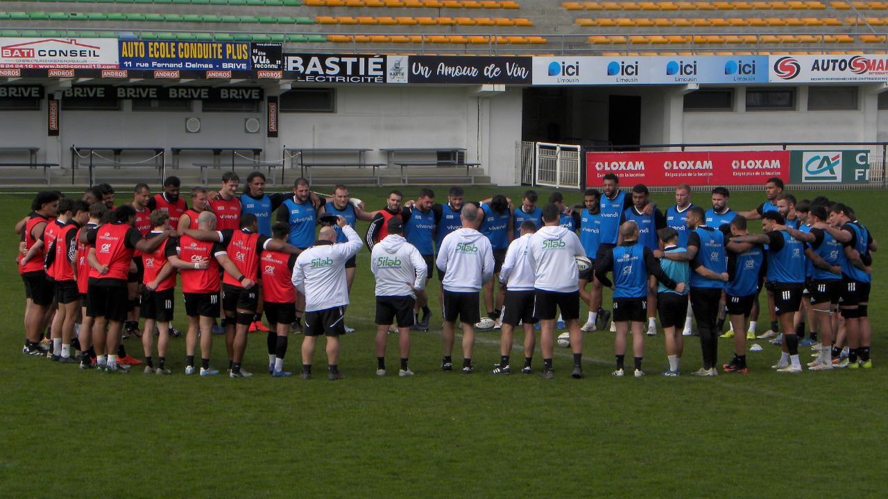 Le CA Brive se prépare avant le déplacement à Montauban en Pro D2 ...