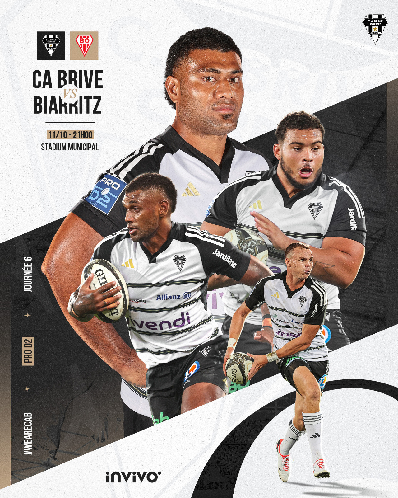 Pro D2 : avant match CA Brive - Biarritz Olympique - AllezBriveRugby