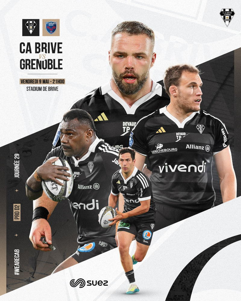 Pro D2 : Avant match CA Brive - FC Grenoble - AllezBriveRugby