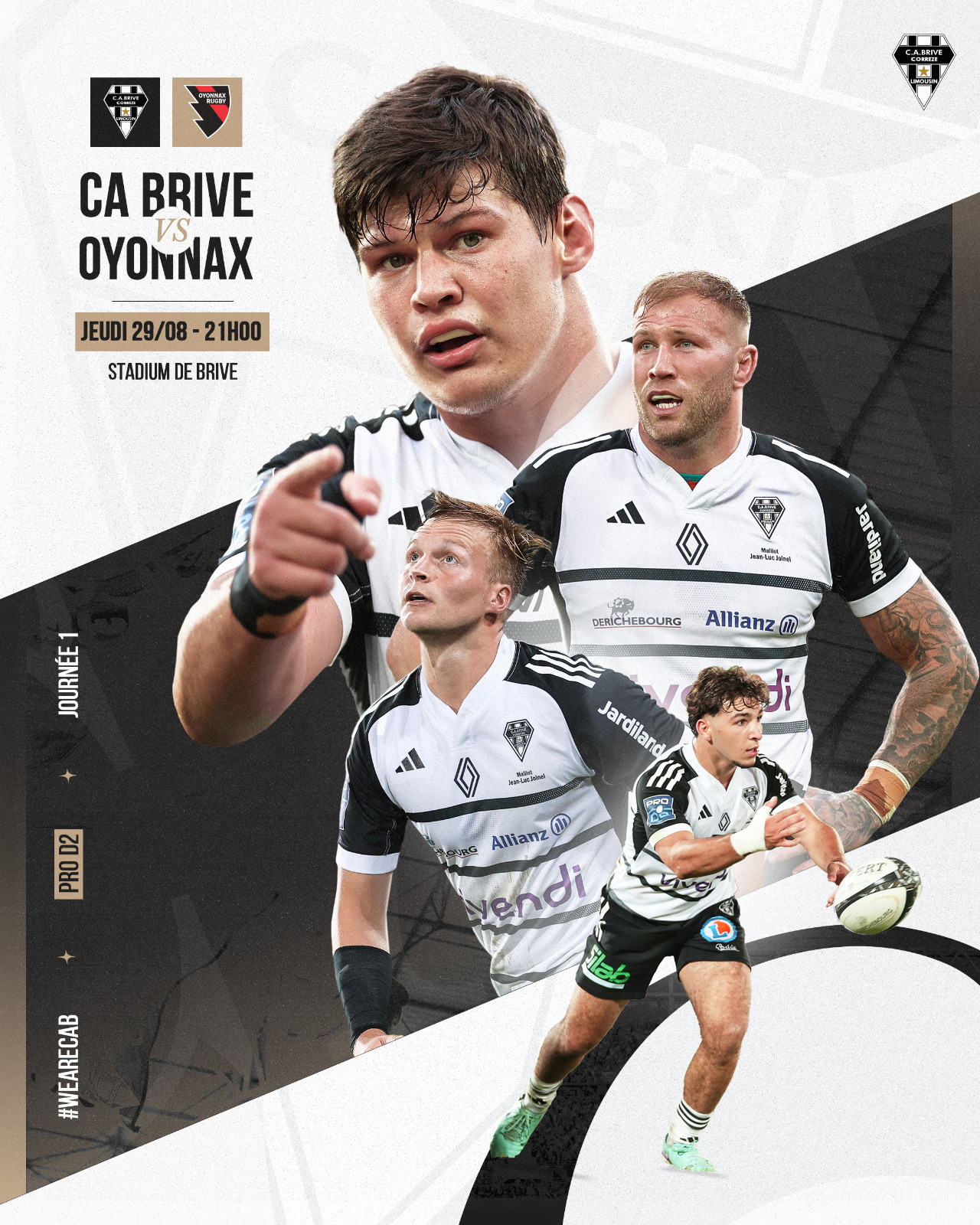 Pro D2 : avant match CA Brive - Oyonnax Rugby - AllezBriveRugby