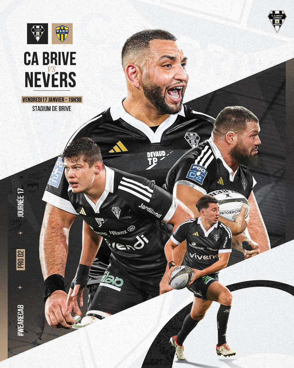 Pro D2 : avant match CA Brive - USON Nevers - AllezBriveRugby