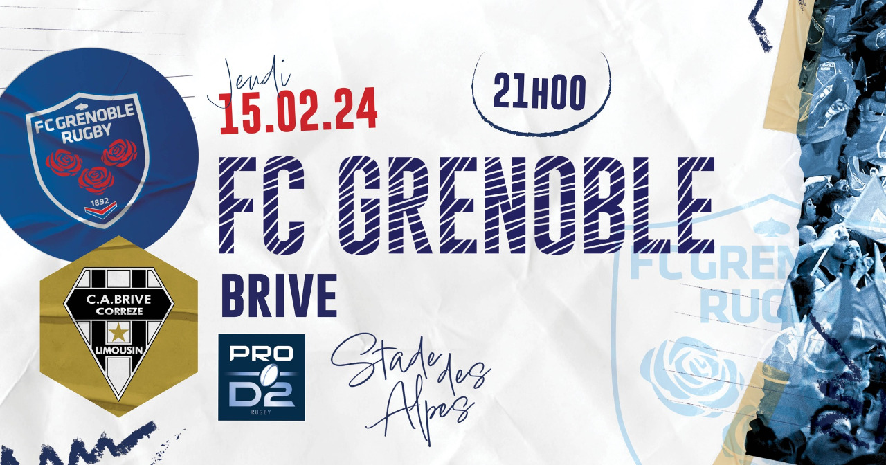Pro D2 : Avant match FC Grenoble - CA Brive - AllezBriveRugby