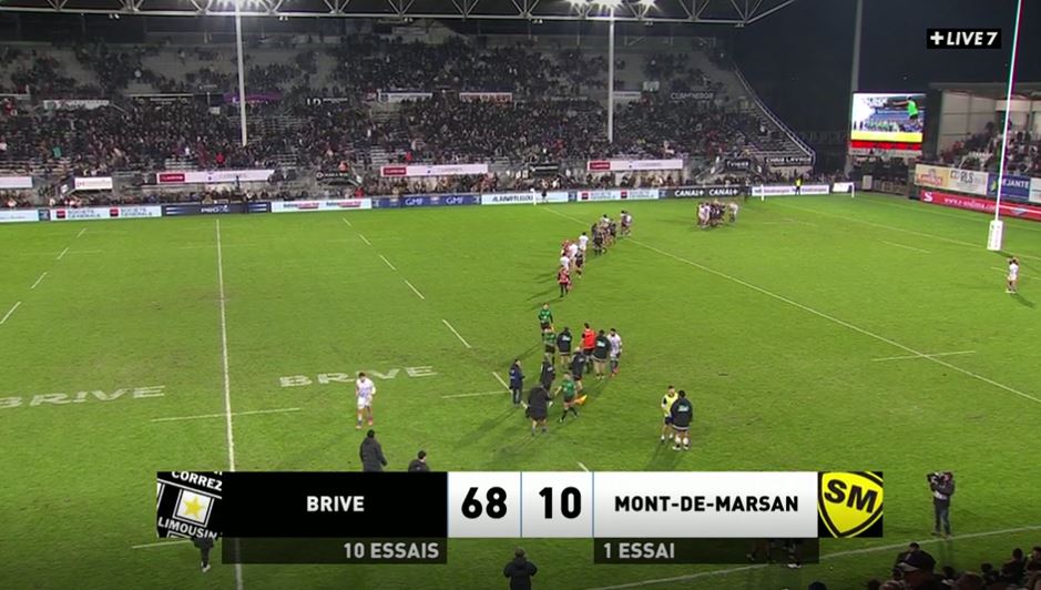 Pro D2 Brive - Mont de Marsan : résumé du match - AllezBriveRugby