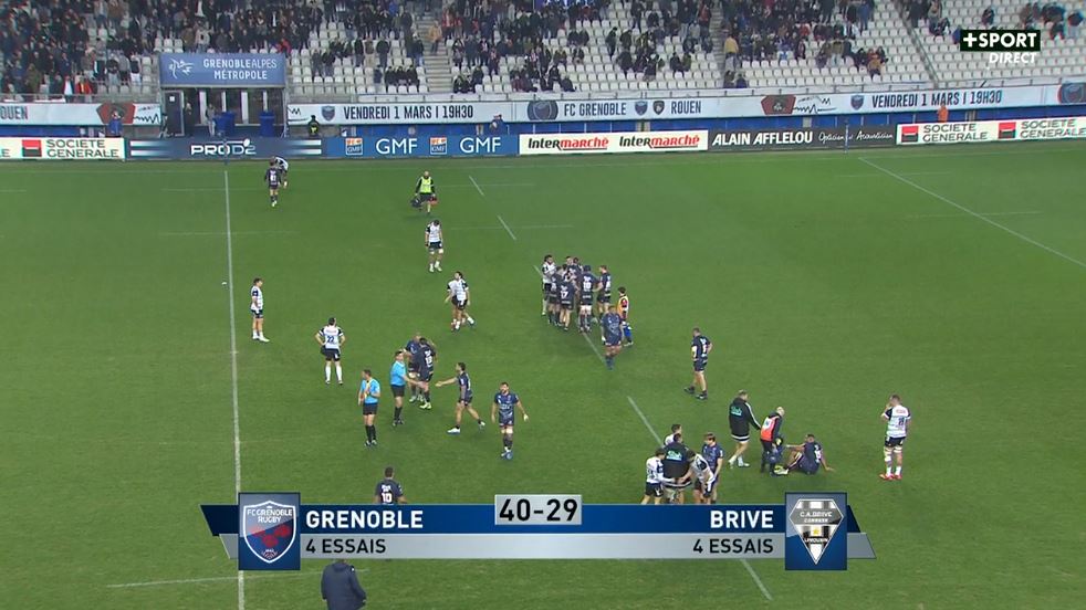 Pro D2 Grenoble - Brive : résumé du match - AllezBriveRugby