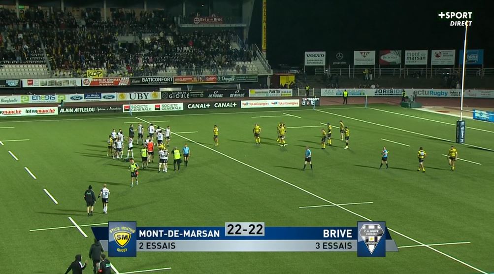 Pro D2 Mont de Marsan - Brive : résumé du match - AllezBriveRugby