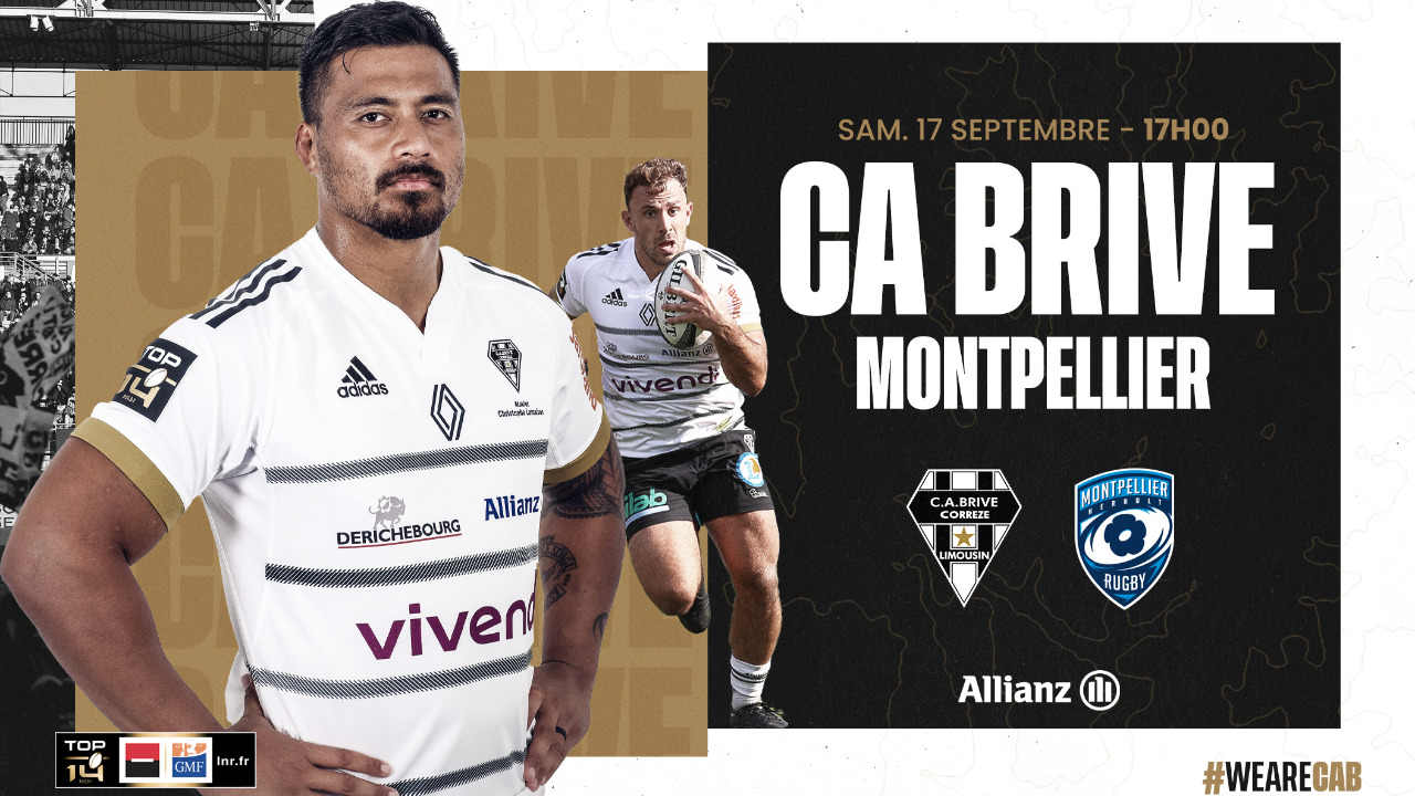 Top 14 : Avant match CA Brive - Montpellier Hérault Rugby - AllezBriveRugby